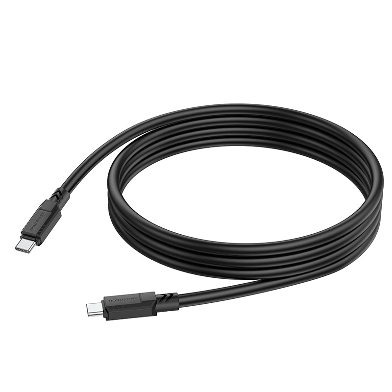 Borofone Cable Bx81 Goodway Type C To Type C Pd 60w 3a 1 Metre Bla