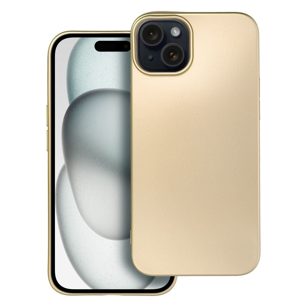 Гръб METALLIC за IPHONE 15 Plus Plus златист – TopMag