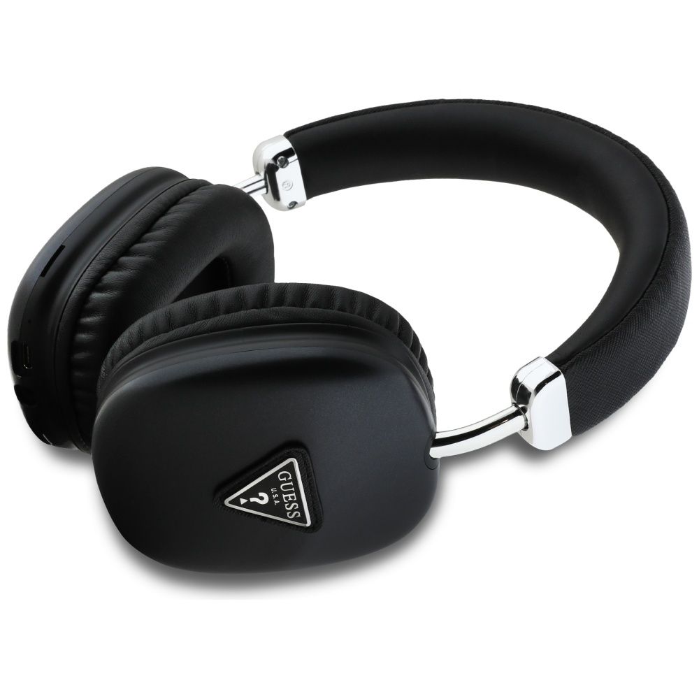 Wireless headphones Guess Metallic Triangle Logo black – TopMag