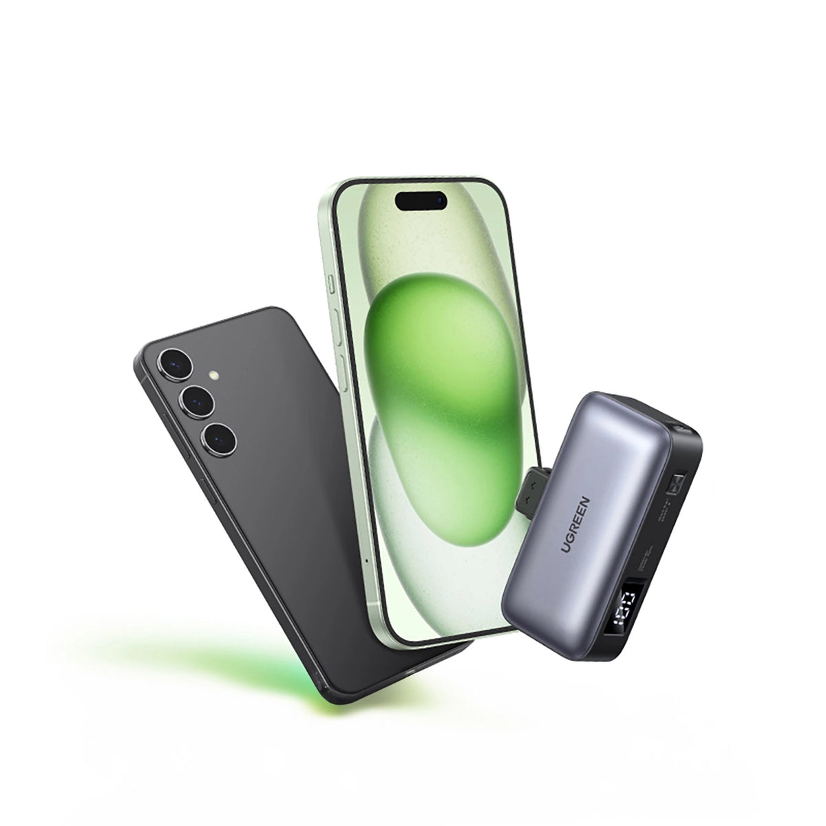 Ugreen PB503 5000mAh powerbank with USB-C port and integrated USB-C co ...