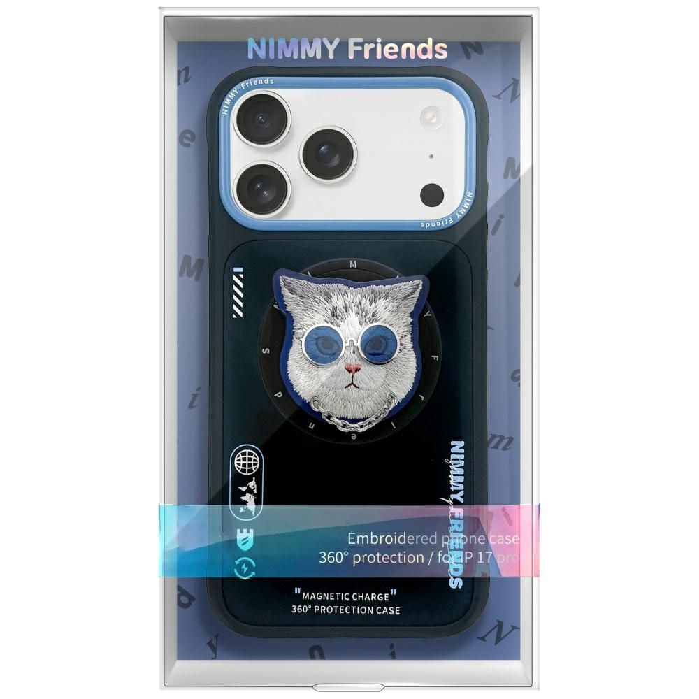 NIMMY case GLASSES COOL CAT compatible with MagSafe for IPHONE 17 Pro ...