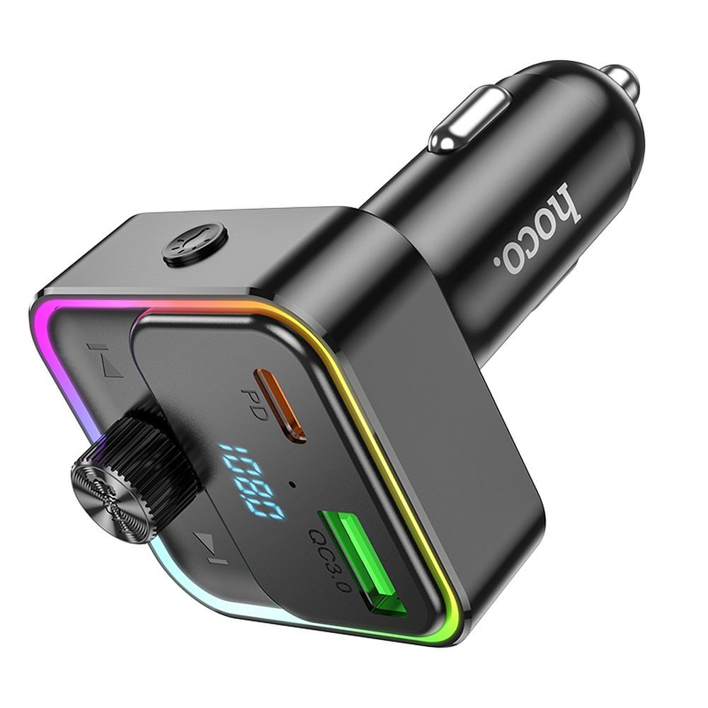 HOCO car charger Bravery PD30W QC3.0 + transmitter FM Bluetooth E81 bl ...
