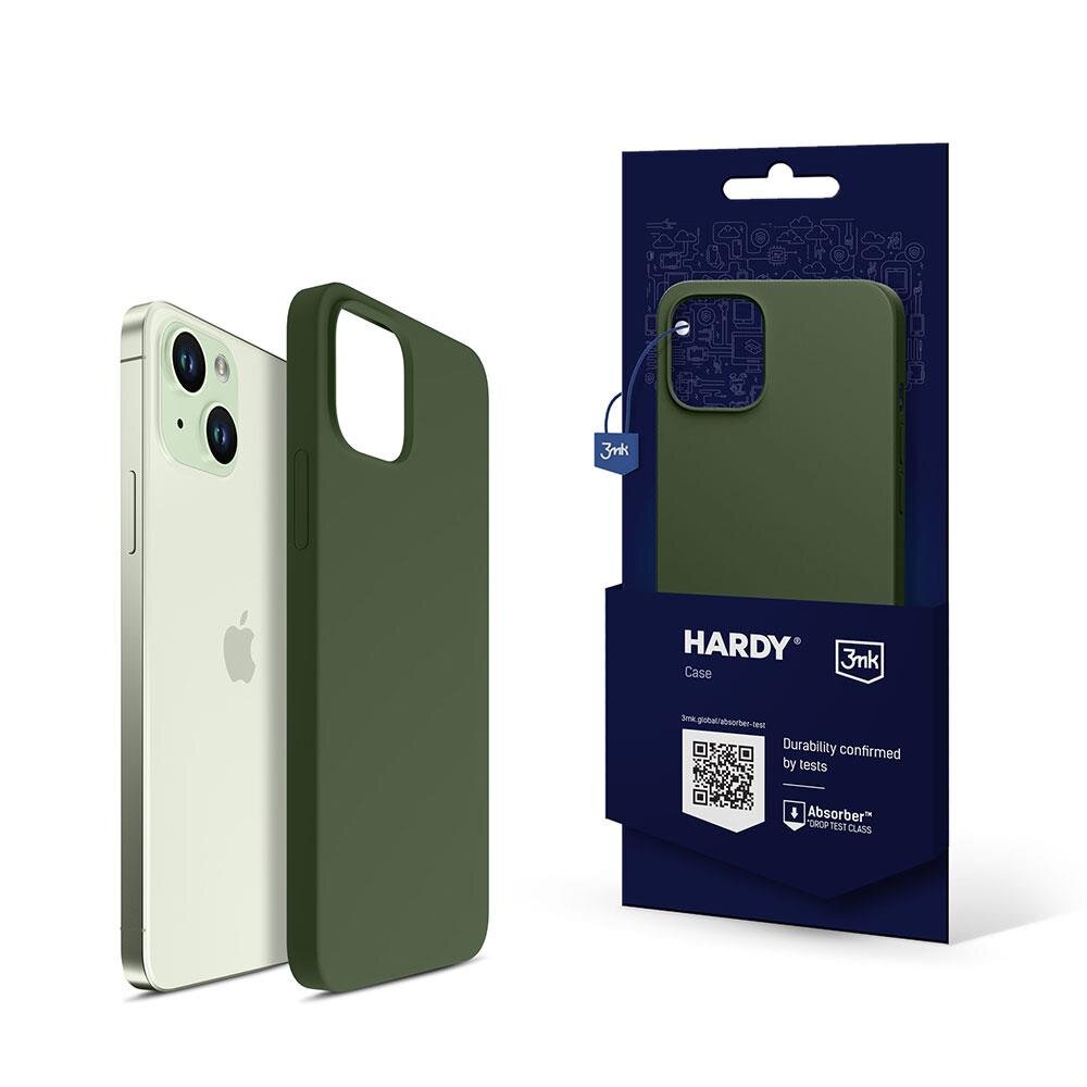 Apple iPhone 15 Plus - 3mk Hardy Silicone MagCase Alpine Green – TopMag