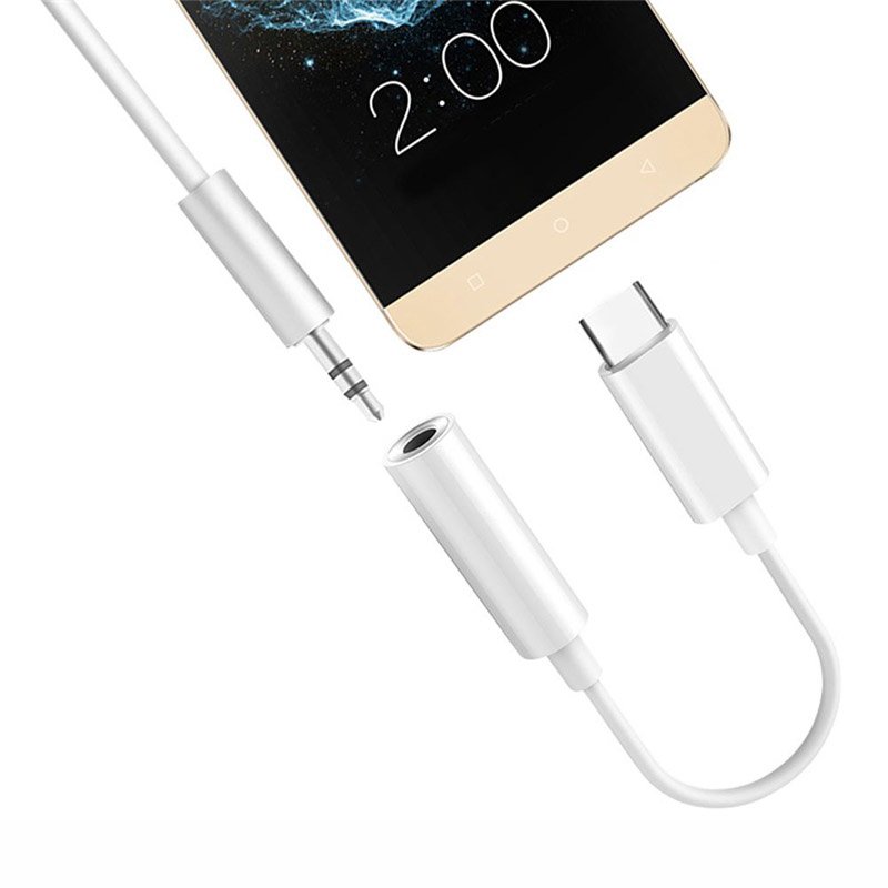 Adapter USB Type C to audio jack 3.5 mini jack black – TopMag