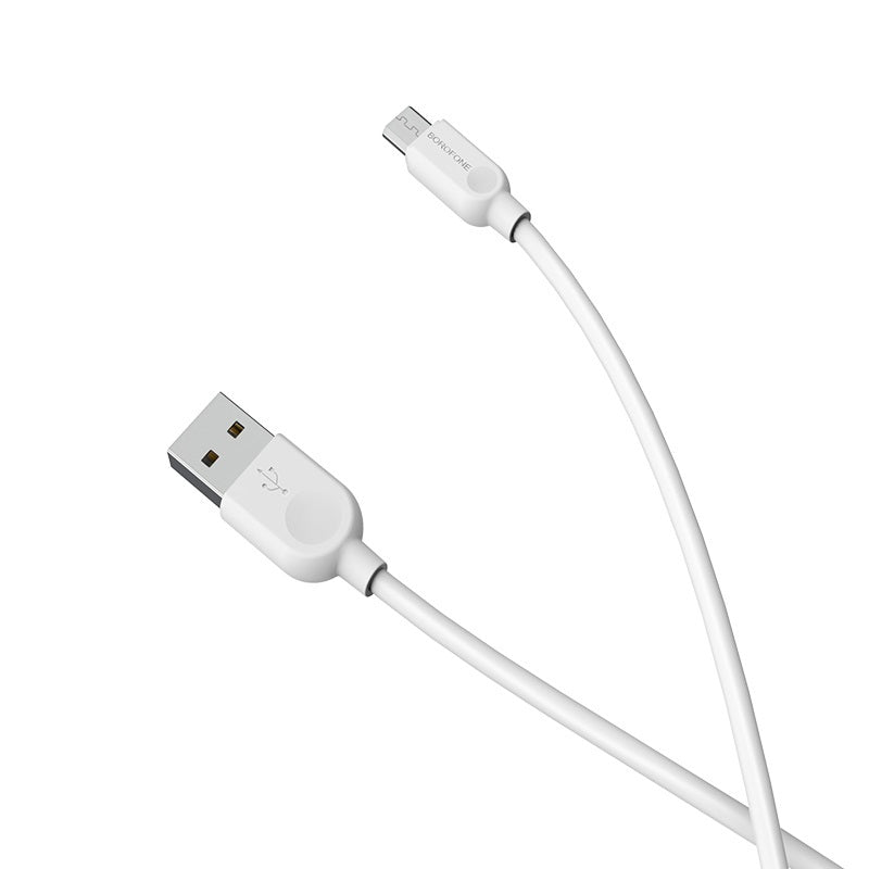 Borofone Cable BX14 LinkJet - USB to Micro USB - 2,4A 1 metre white ...
