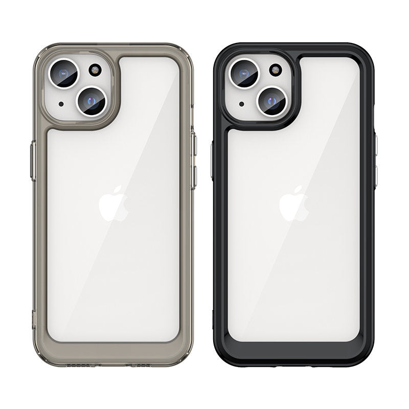 iPhone 15 Plus Outer Space reinforced гръб с рамка - син – TopMag