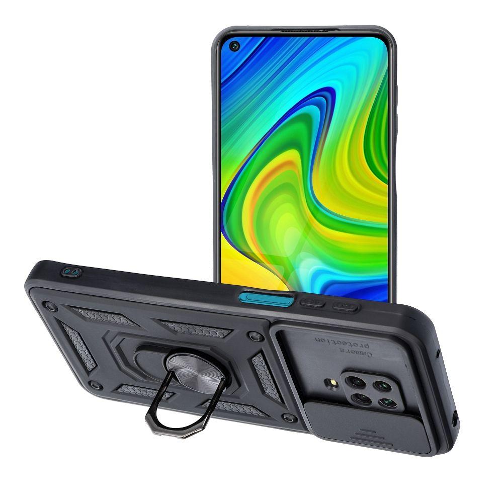 SLIDE ARMOR Case for XIAOMI Redmi NOTE 9S black – TopMag