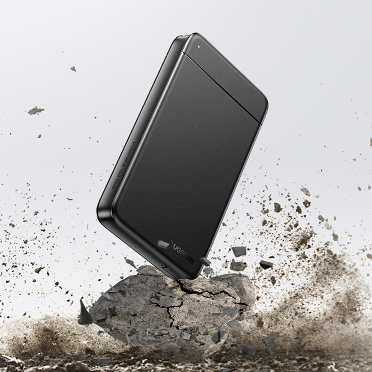 Ugreen pocket SSD / HDD enclosure 2.5'' SATA built-in USB-A cable blac ...