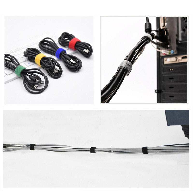 Cables organizer velcro roll 1 metre yellow – TopMag