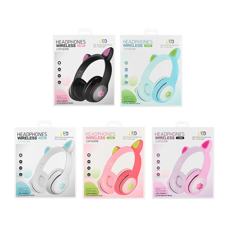 Earphones CATEAR - Bluetooth L400 Red – TopMag