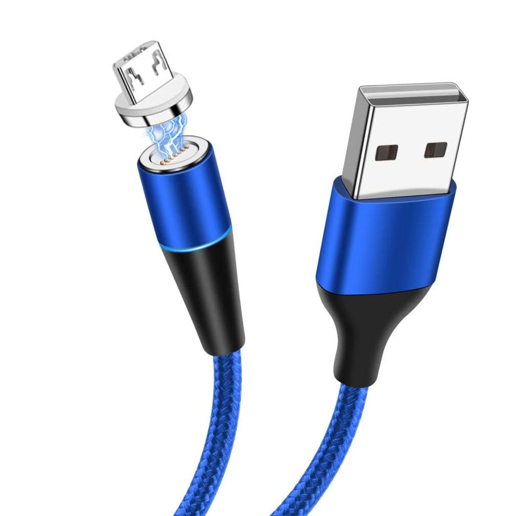 Cable Magnetic Type 2 - USB to Micro USB - with detachable plug 3A 1 M ...